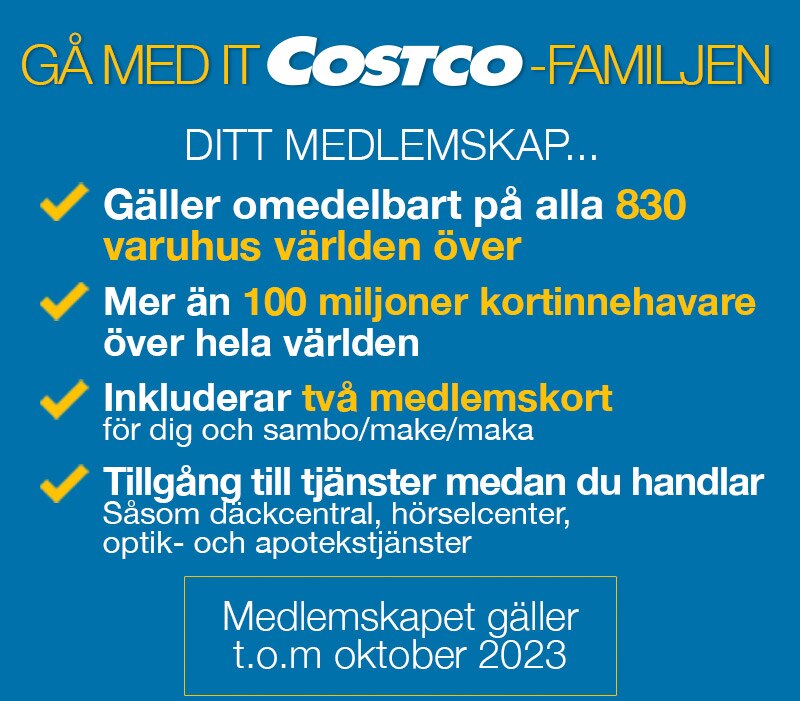 Homepage | Costco Sweden